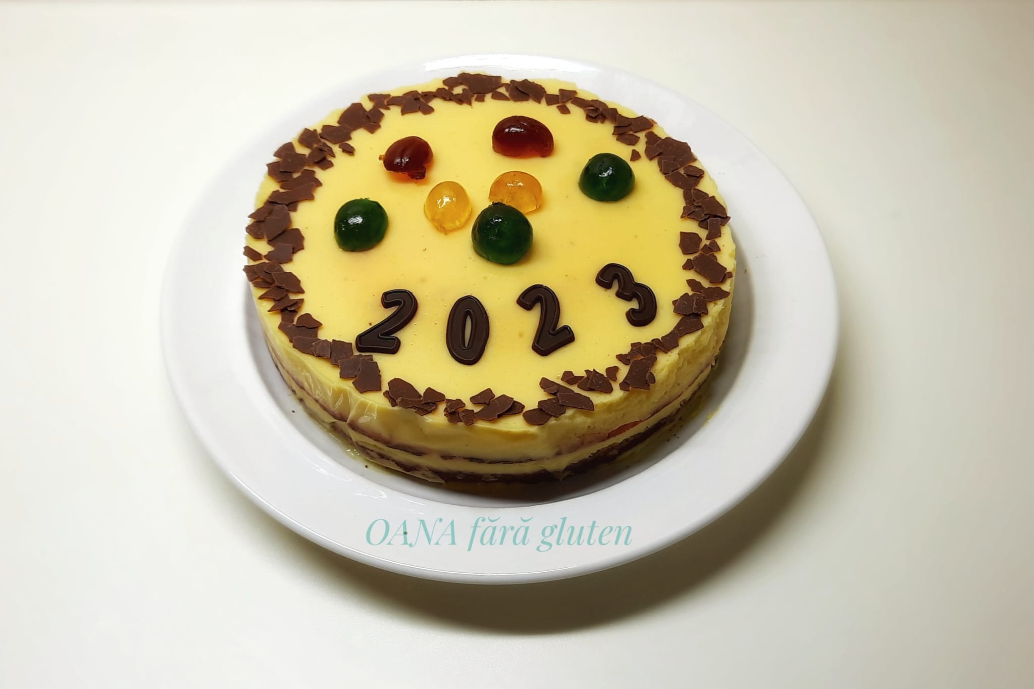 Gluten and dairy free lemon layer cake - Oana gluten free
